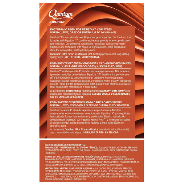 Zotos Quantum Ultra Firm permanente exothermique – Coiffure Dépôt